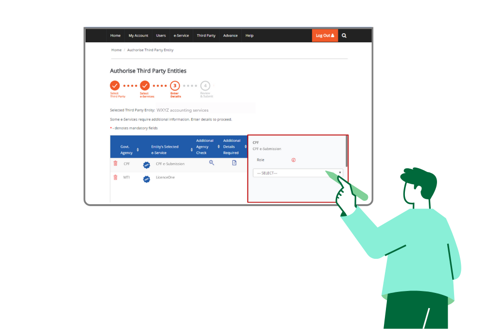 How to Authorise a Third Party Entity for Corppass - Welcome to Counto ...